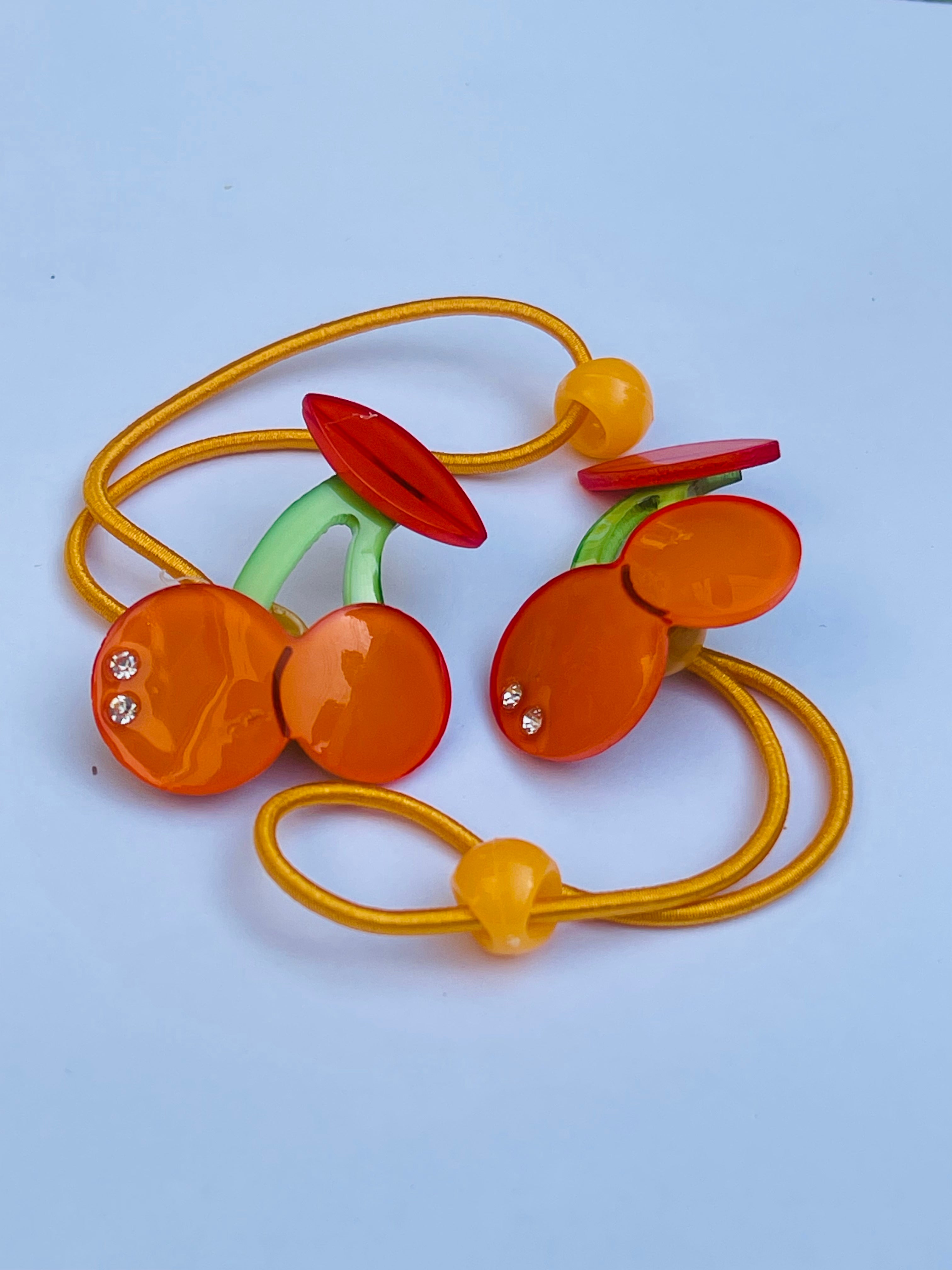 Orange Cherry Hairties – theavocado.pk